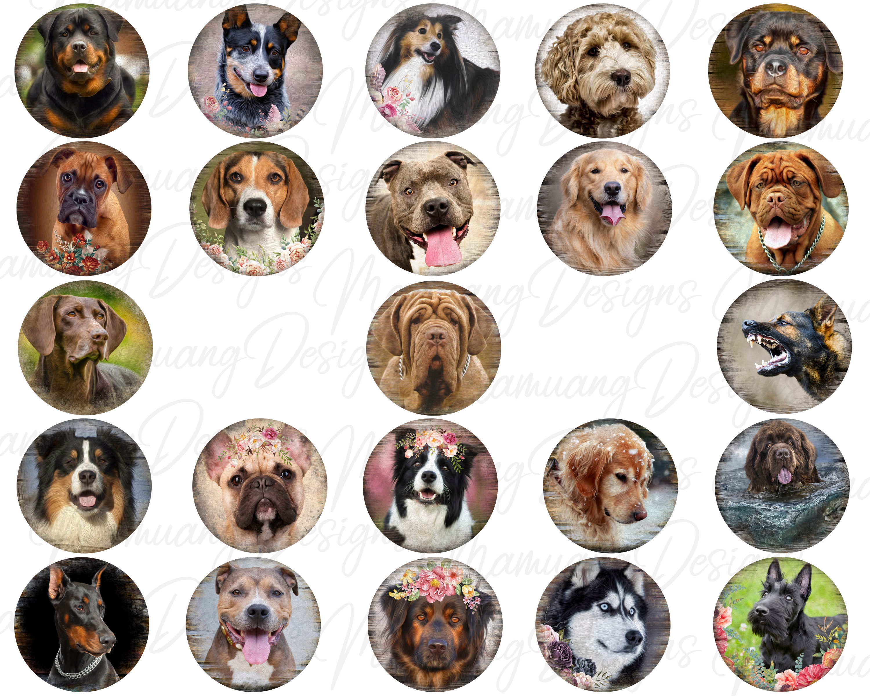 Car Coaster Dog Pet Bundle Sublimation Design Printable - Etsy