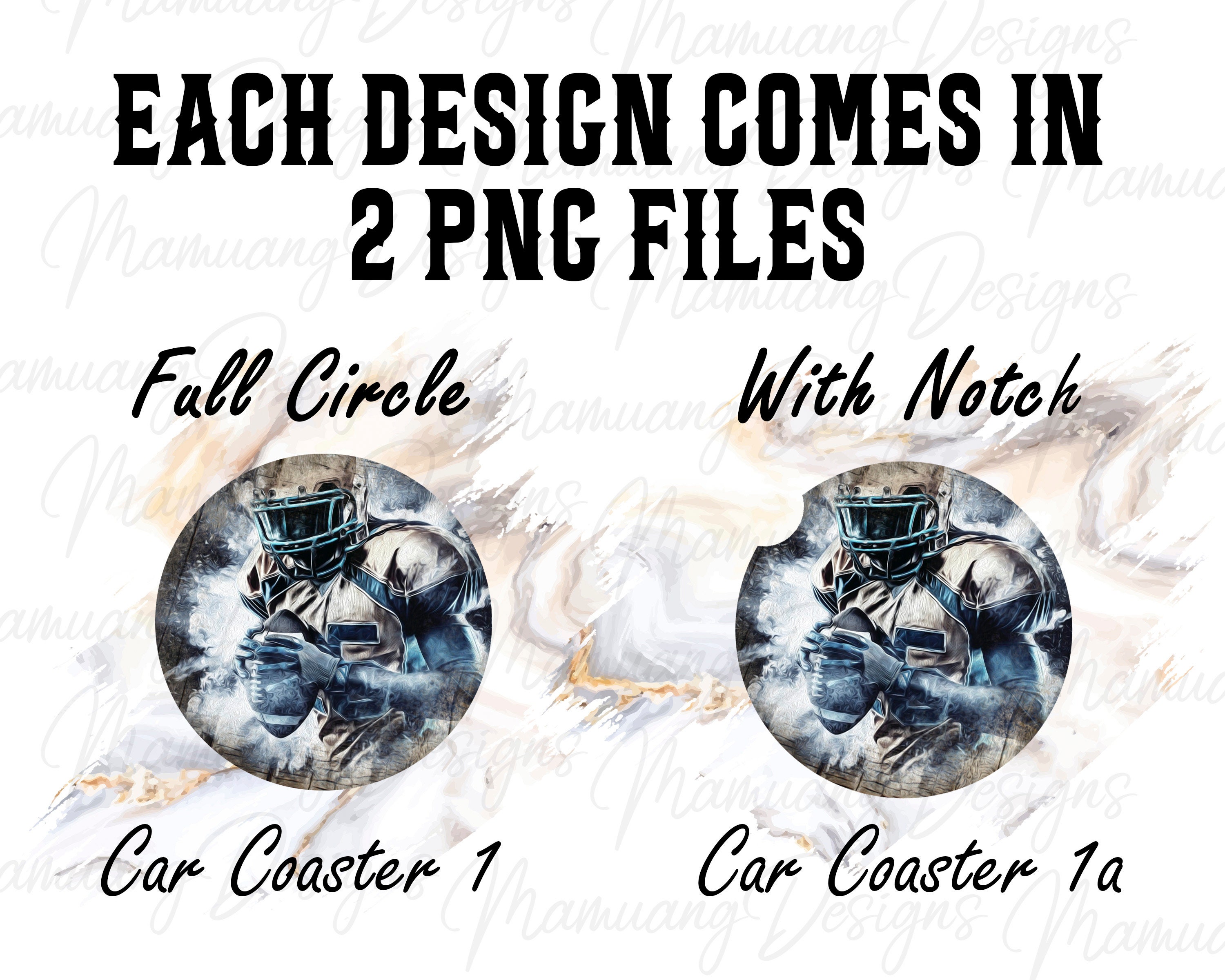 Car Coaster, Sport Football Bundle, Sublimation Design, Printable ...