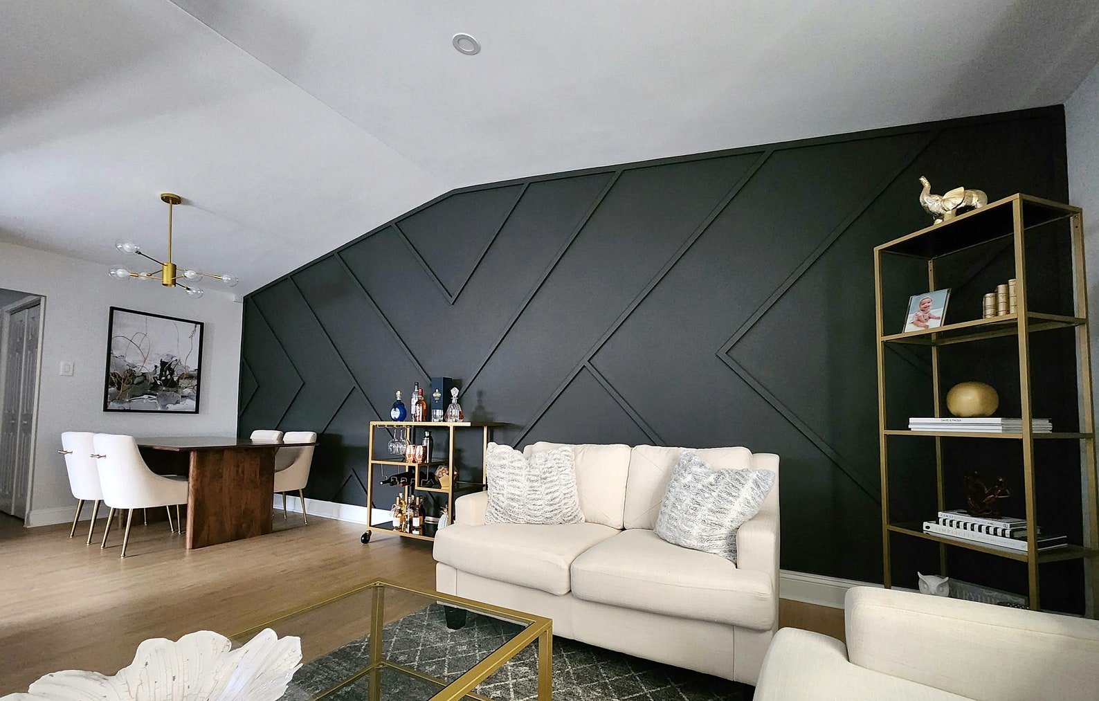 ACCENT WALL DESIGN, Amazing Wall Design, Trim Wall Design, Digital ...