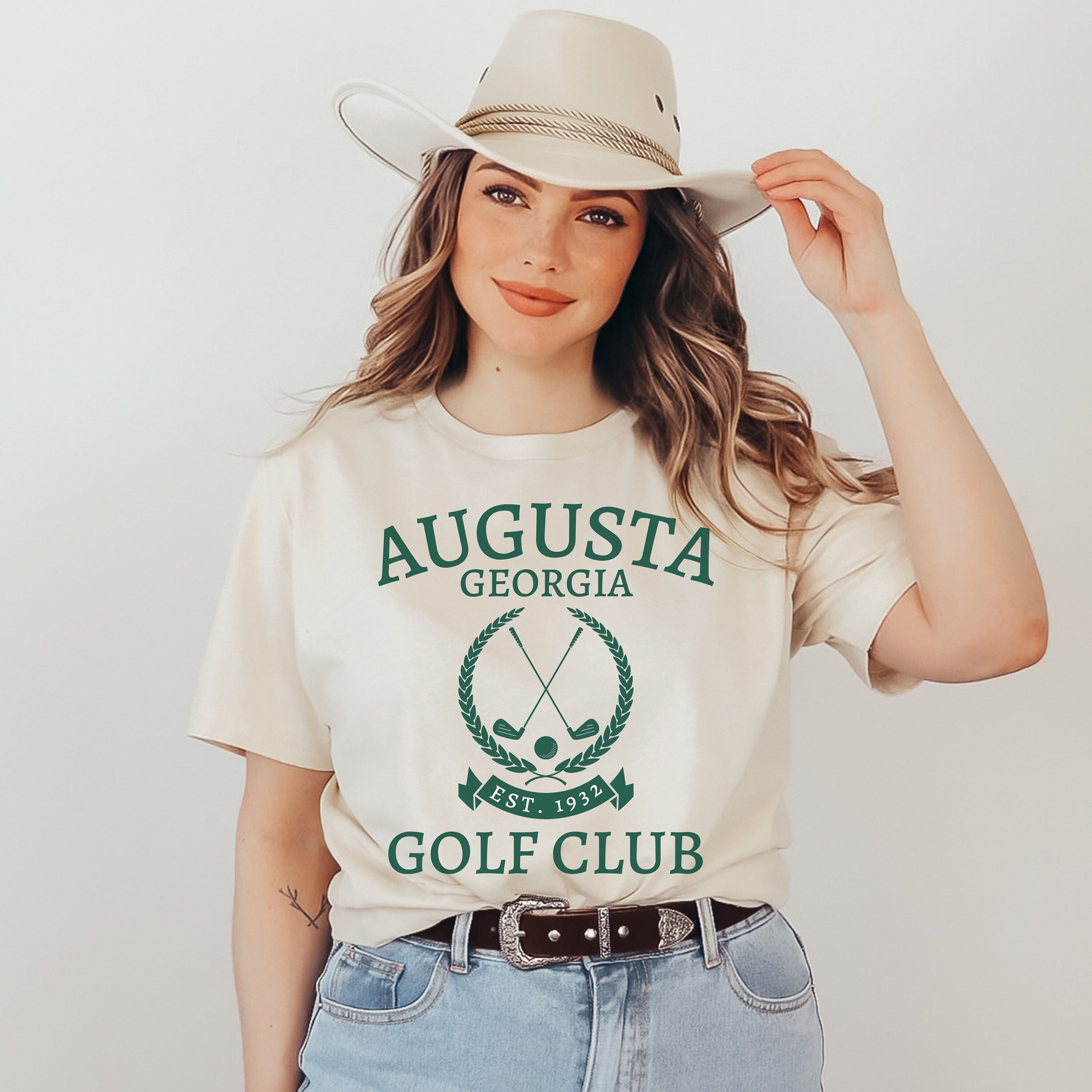 Vintage Augusta National Golf Tshirt Augusta Golf Club Unisex Fitted ...