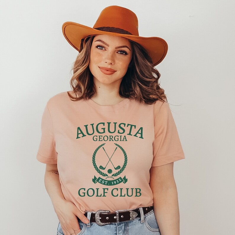 Vintage Augusta National Golf Tshirt Augusta Golf Club Unisex Fitted ...