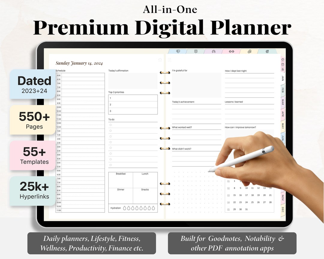 2023-2024 Dated Planner - Ultimate Personalized 2023 2024 Date Planner ...