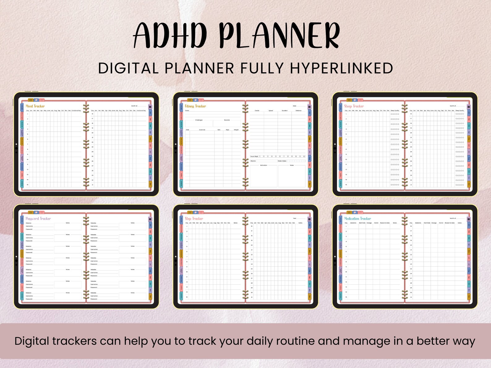 2023 Digital Planner - All in One Digital Planner for Productivity ...