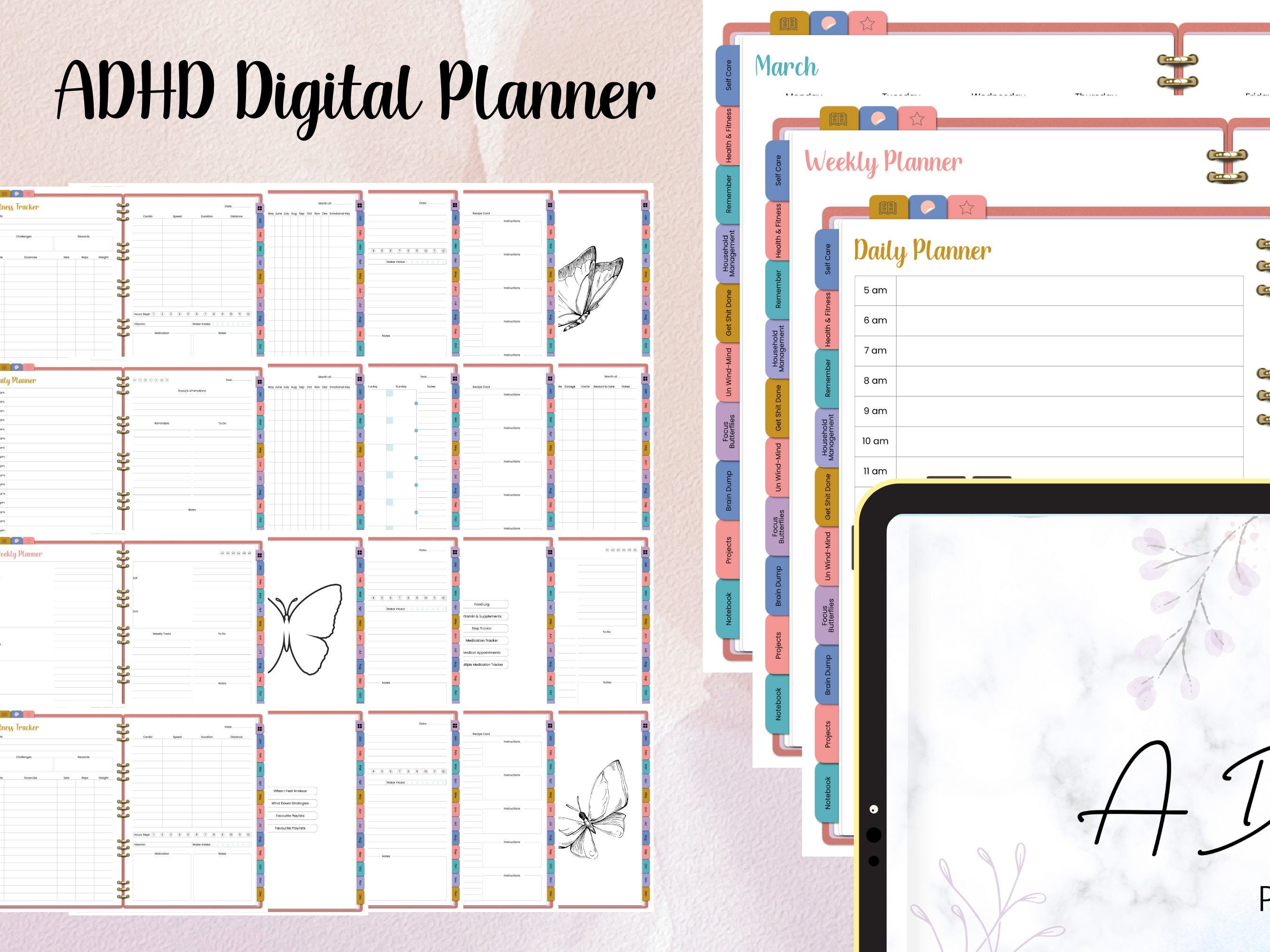 2023 Digital Planner - All in One Digital Planner for Productivity ...