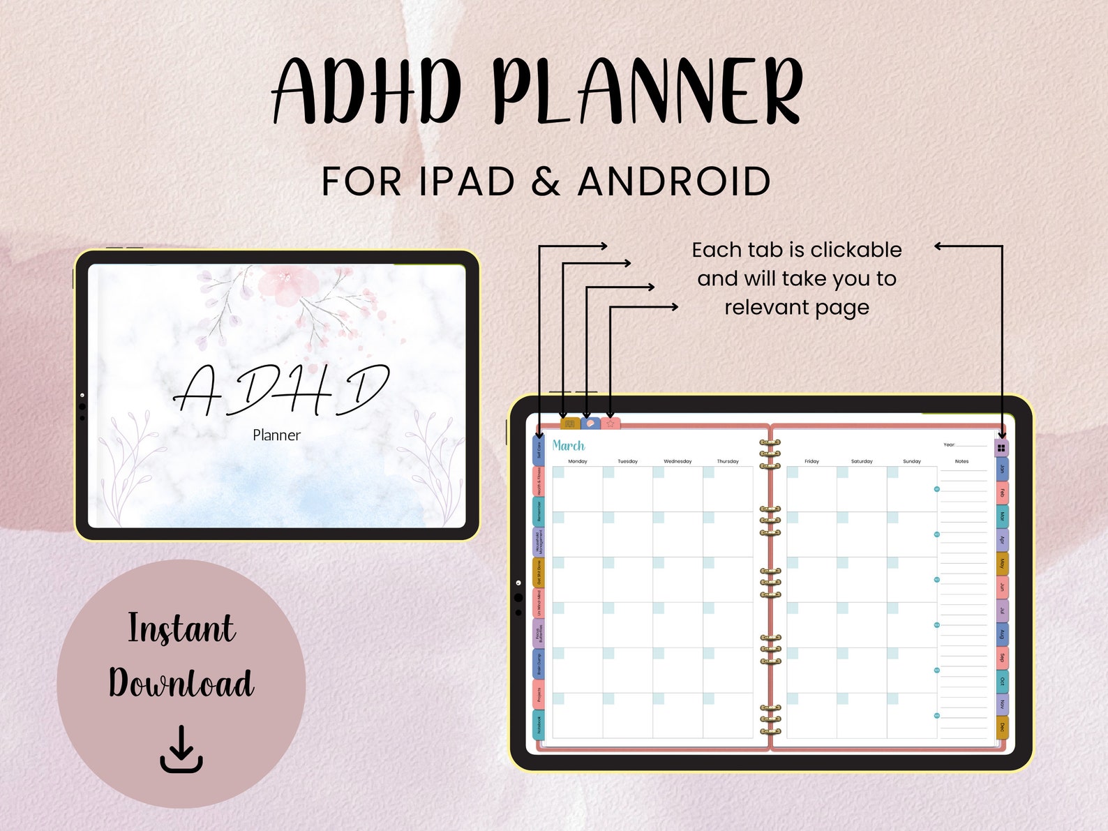 2023 Digital Planner - All in One Digital Planner for Productivity ...