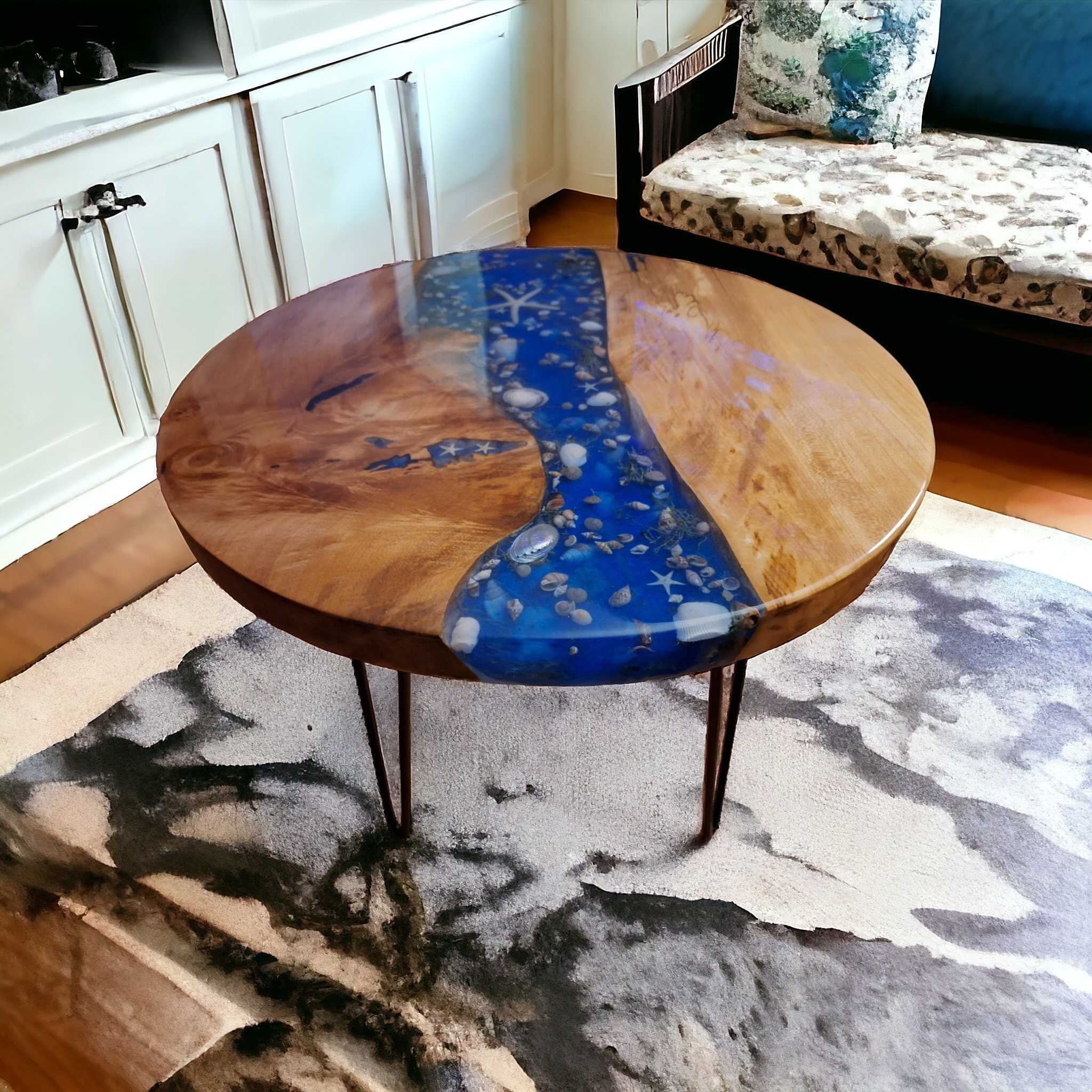 Seashell Ocean Coffee Table/end Table/night Stand - Etsy