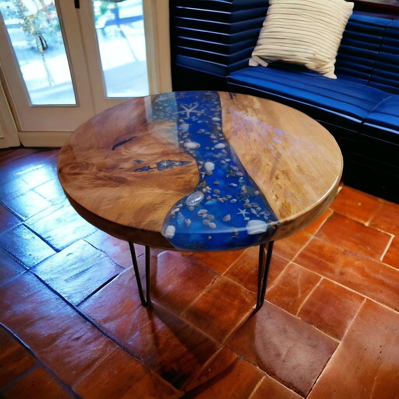 Seashell Ocean Coffee Table/end Table/night Stand - Etsy