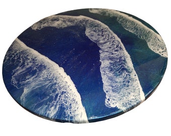 Ocean Waves Lazy Susan - Etsy