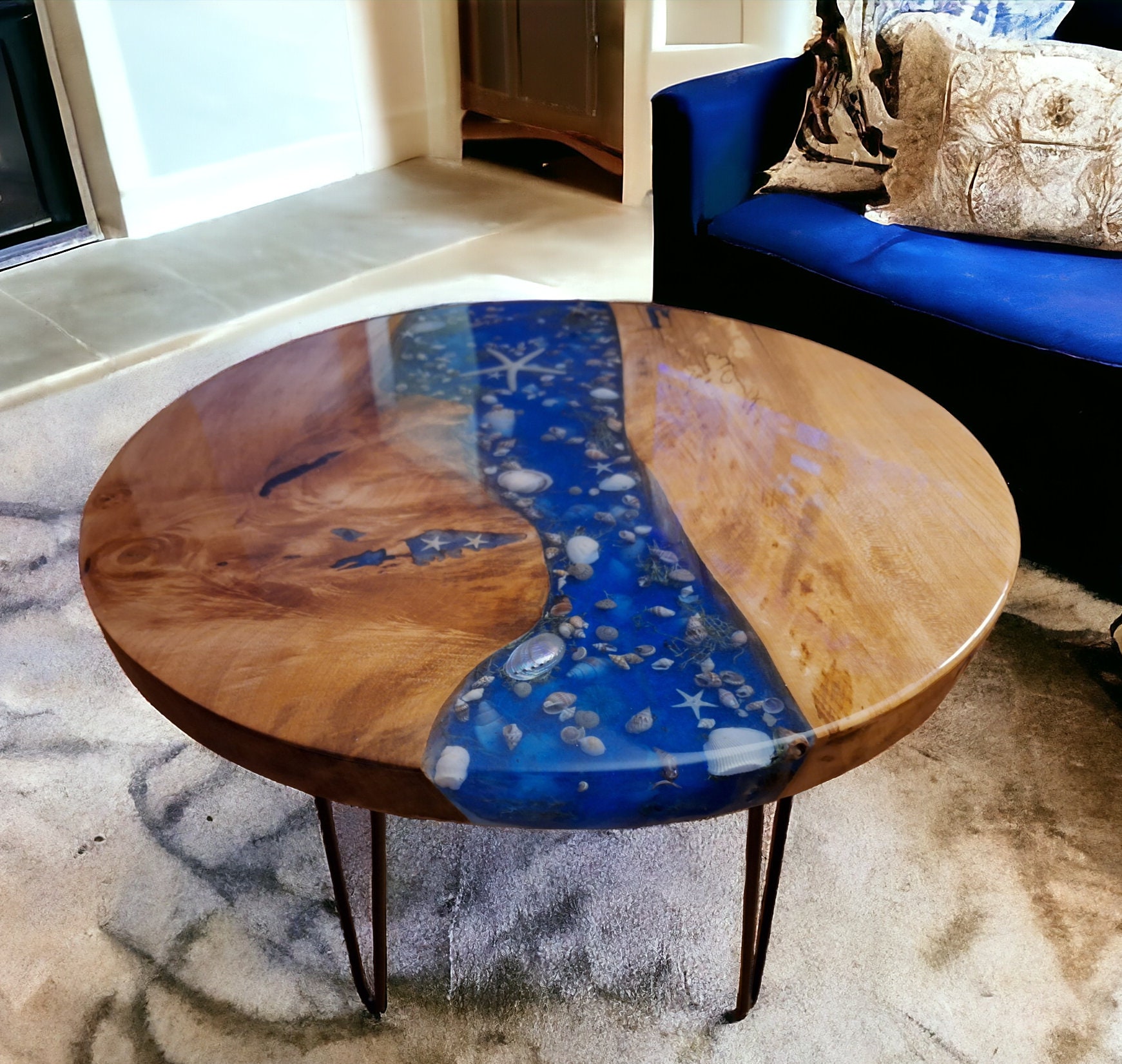 Seashell Ocean Coffee Table/end Table/night Stand - Etsy