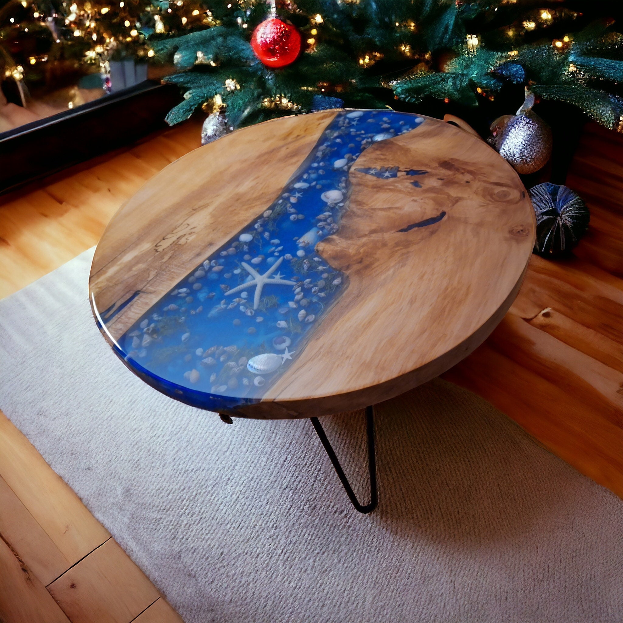 Seashell Ocean Coffee Table/end Table/night Stand - Etsy