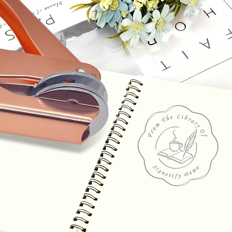 Metal Embossed Card - Etsy