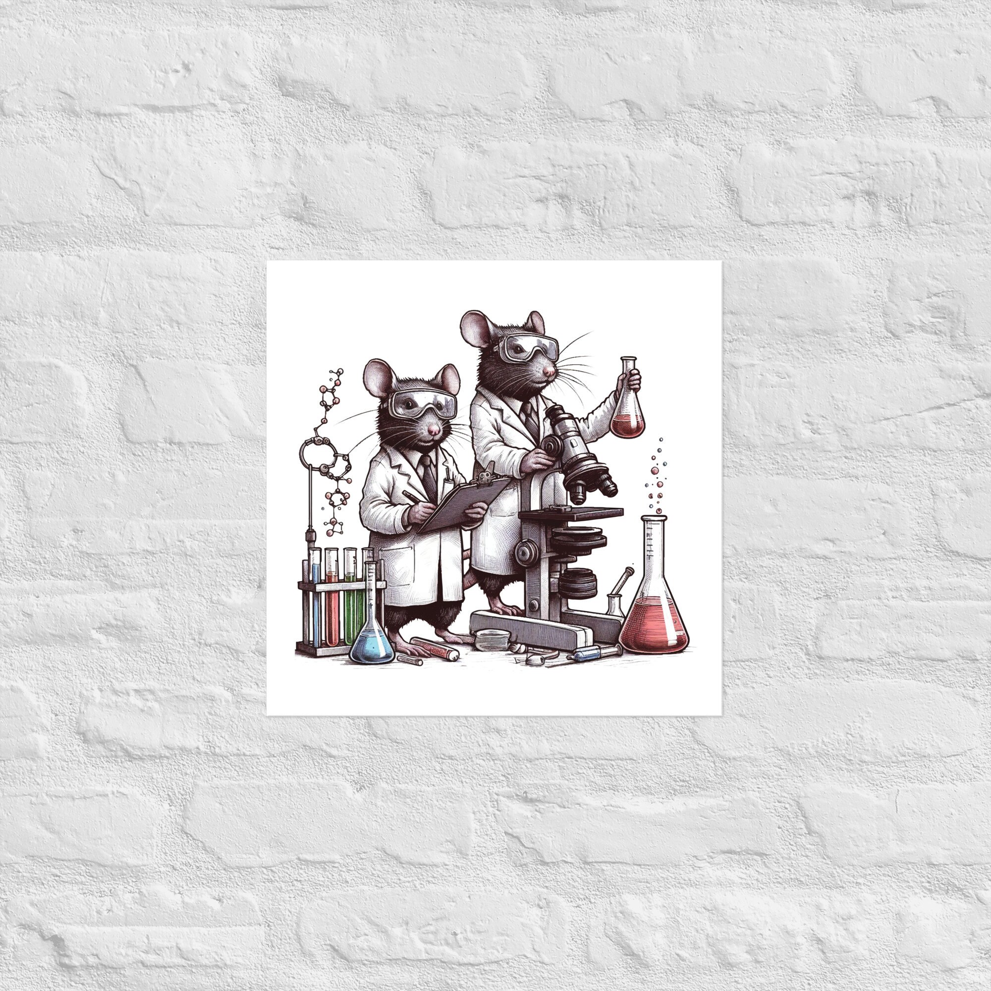 Lab Rats Duo Poster - Etsy