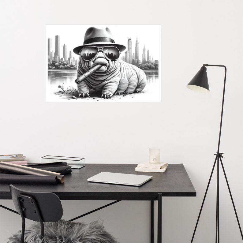 Badass Tardigrade Posters - Etsy