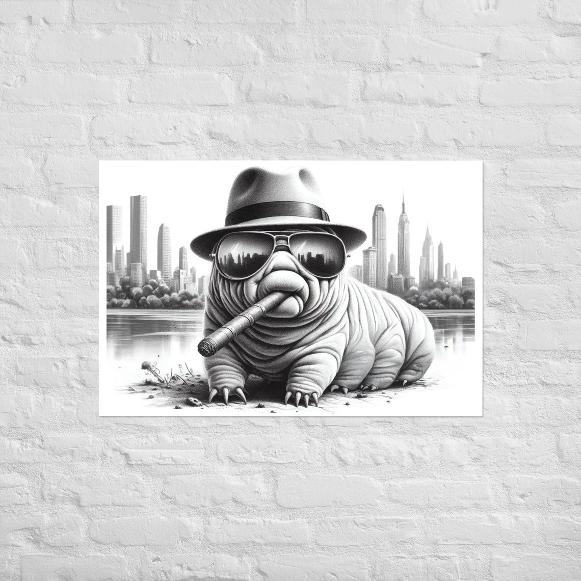 Badass Tardigrade Posters - Etsy