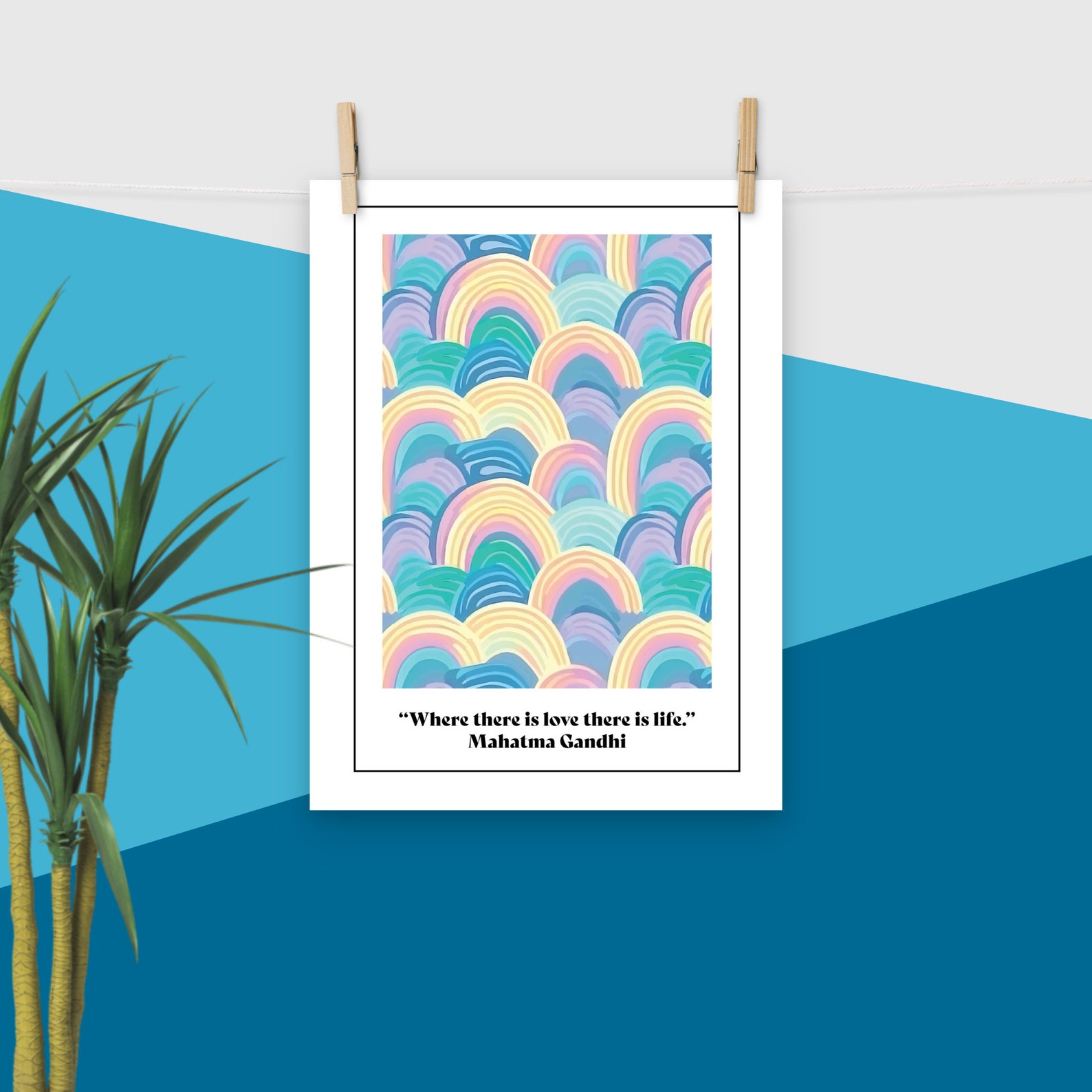 Downloadable Pride/ Love Quote Posters With Different Rainbow Designs ...