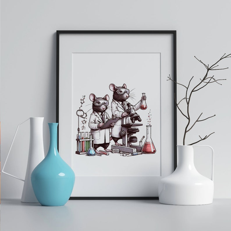 Downloadable | Lab Rats Duo Posters in Various Sizes | Plus Pngs - Etsy
