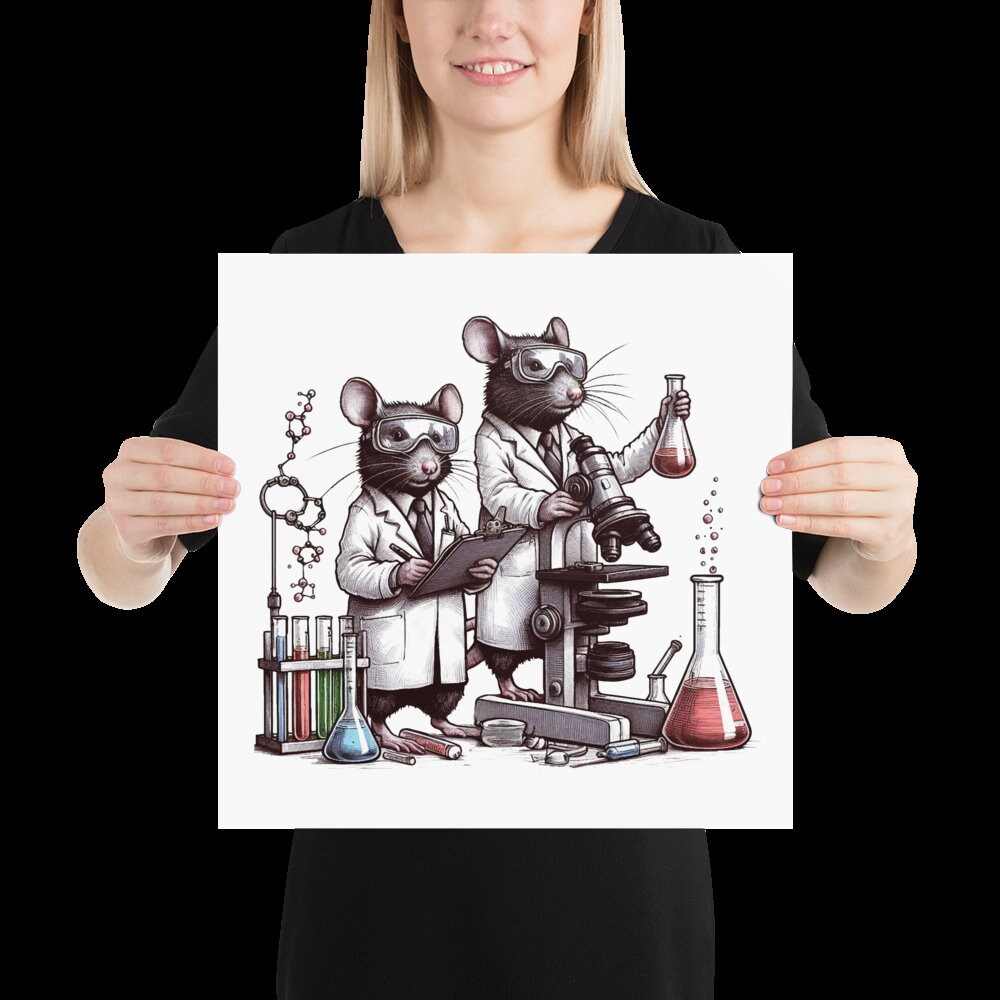Lab Rats Duo Poster - Etsy