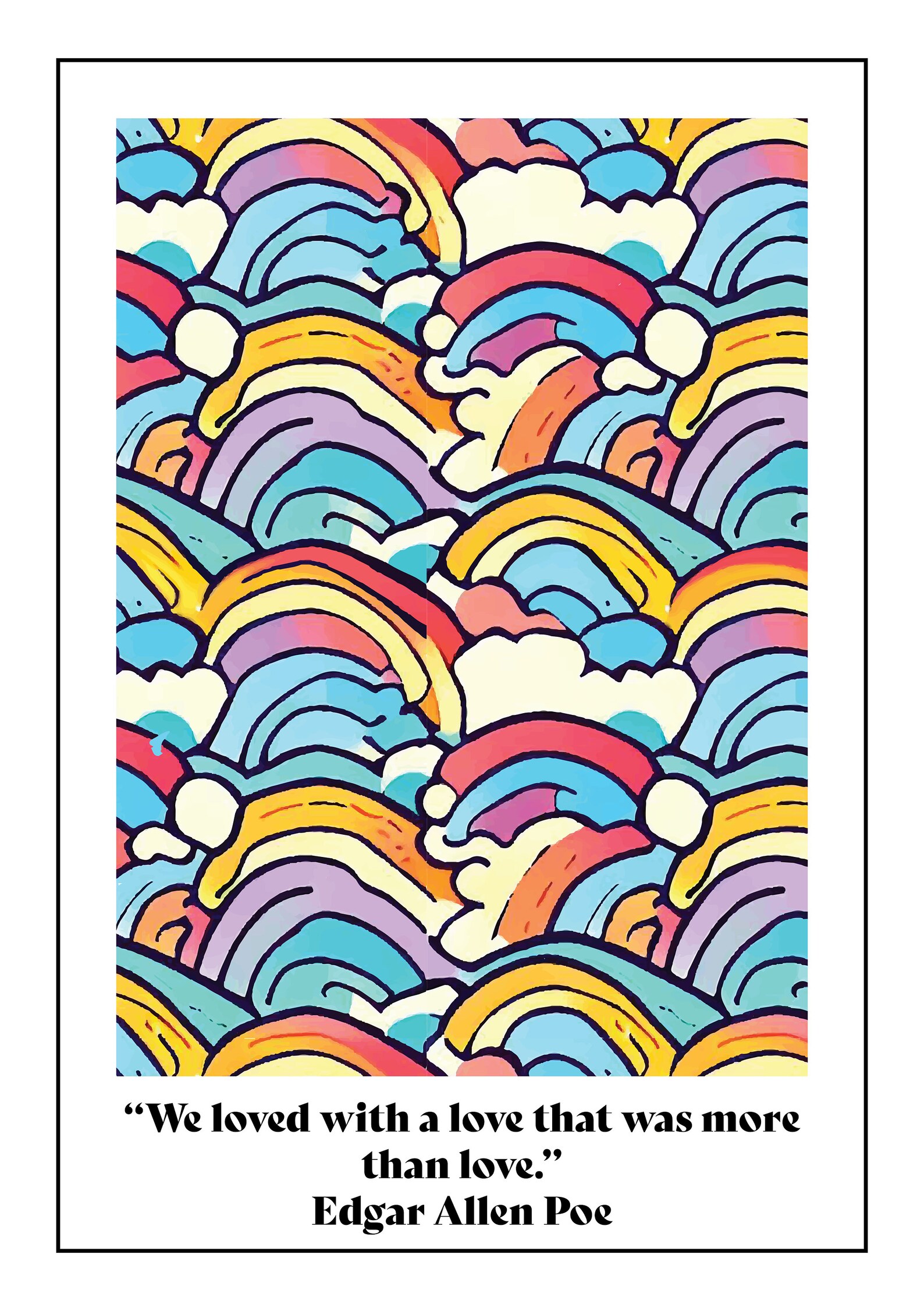 Downloadable Pride/ Love Quote Posters With Different Rainbow Designs ...