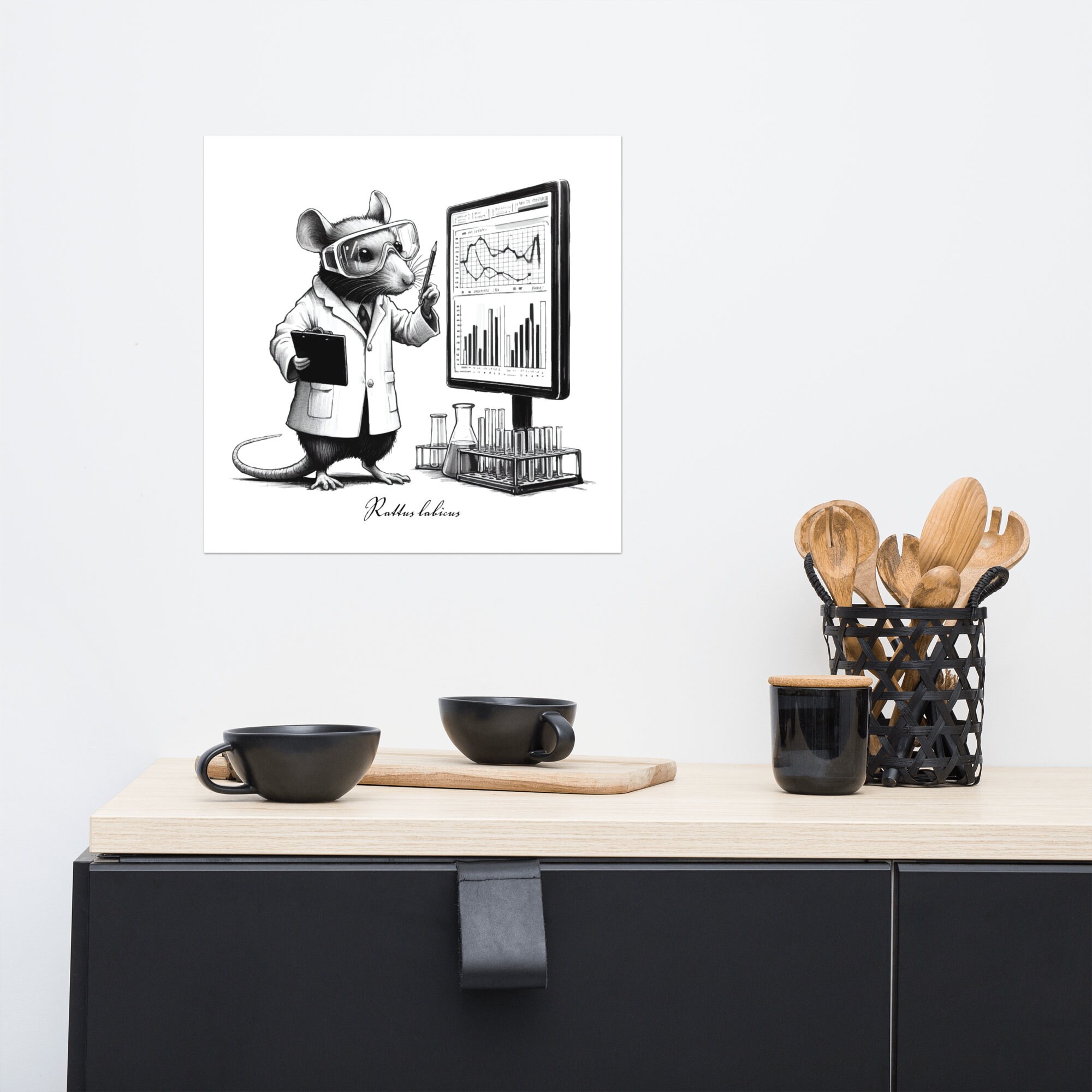 Downloadable Sketched Lab Rat Posters - Etsy