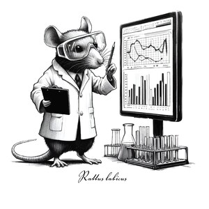 Downloadable | Sketched Lab Rat Posters - Etsy