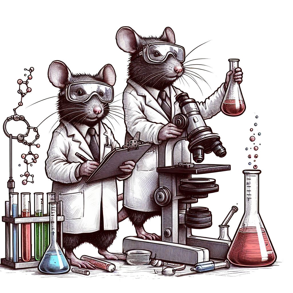 Lab Rats Duo Poster - Etsy