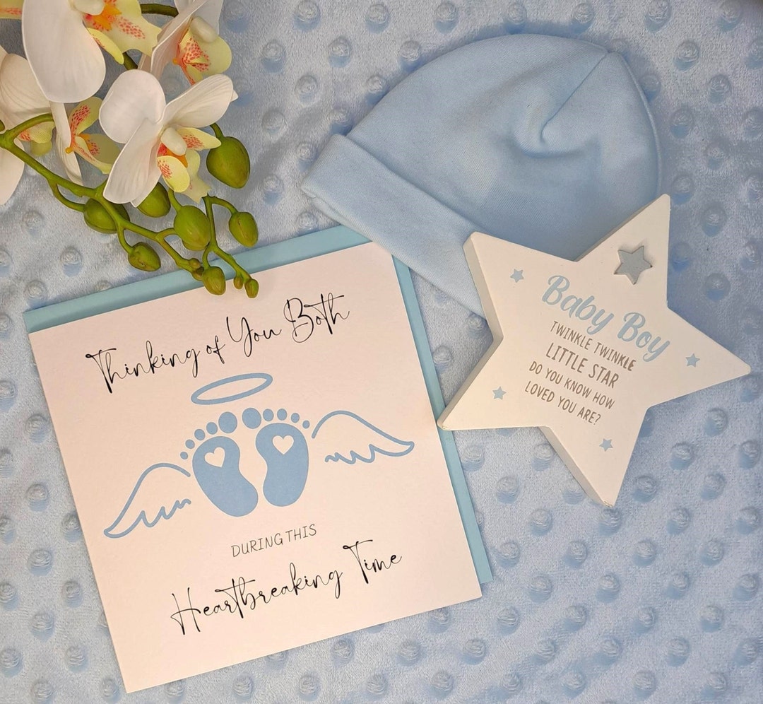 Baby Loss Sympathy Card 'thinking of You Both at This Heartbreaking ...
