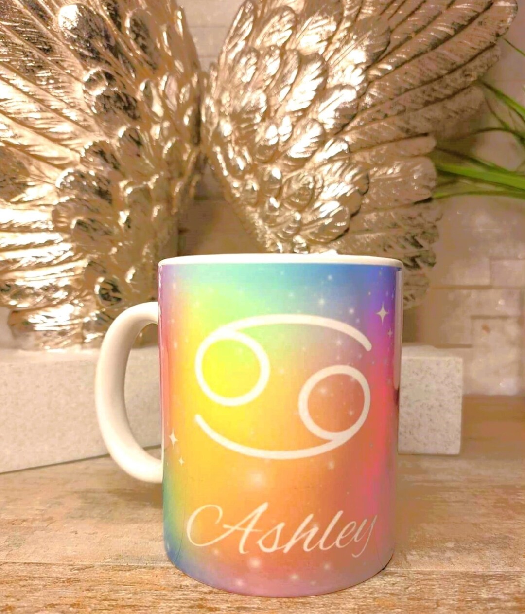 Personalised 'magical Multi Coloured Sky' Astrology Mug, Zodic Mug, Mug ...