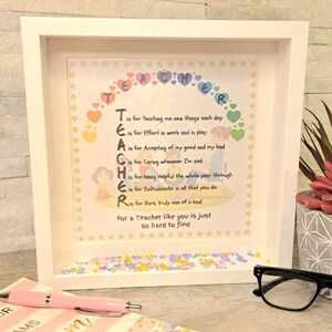 Male/female Teacher Frame 'teacher Stands For....', Teacher Gifts, End ...
