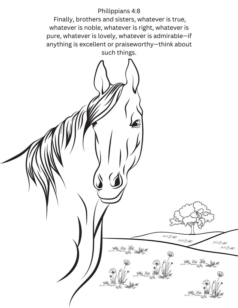 Ranch Life Coloring Pages - Etsy