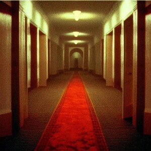 The Shining Sketch red Rum Carpet - Etsy