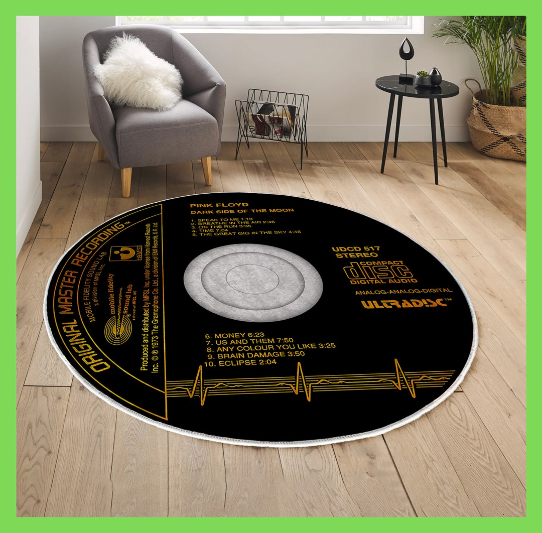 Rock Music DVD Rug, Round Area Rug, CD Carpet, Custom Image Area Rug - Etsy