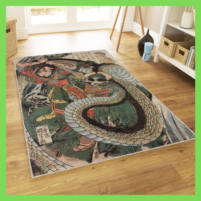 Japanese Rug - Etsy