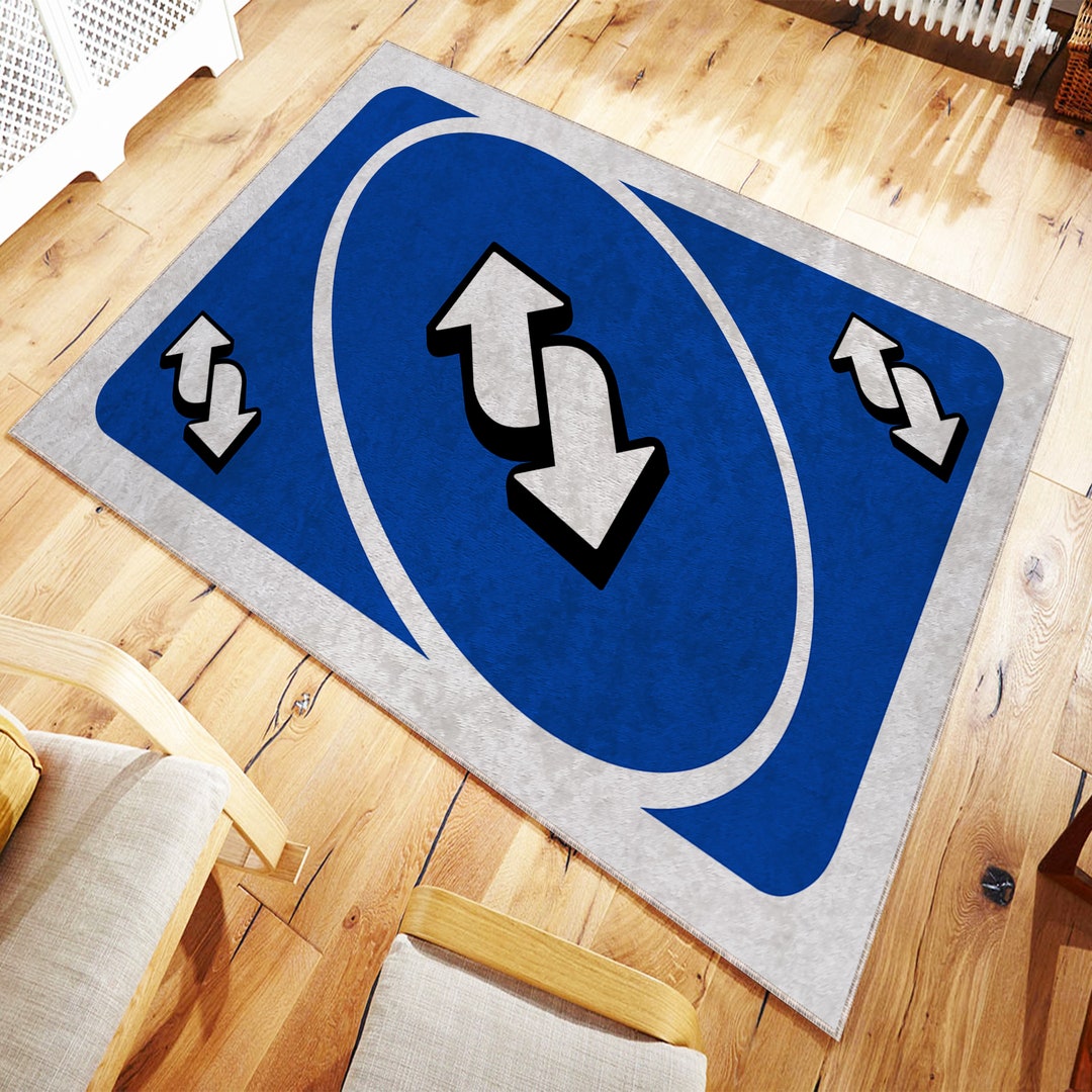 Area Rug, Game Reverse Card Rug, Rug for Living Room, Rugs for Bedroom ...