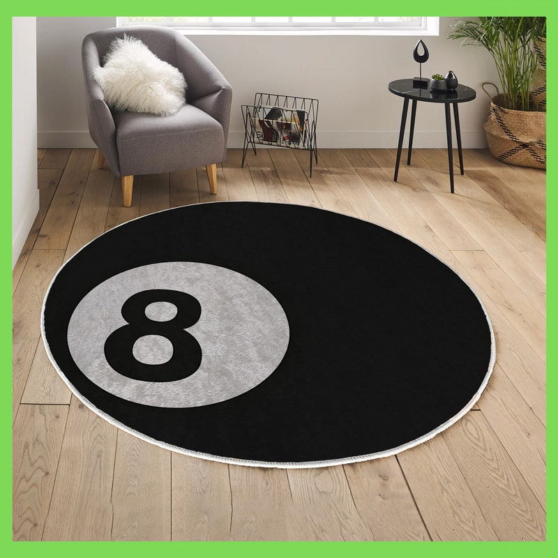8ball Rug - Etsy UK
