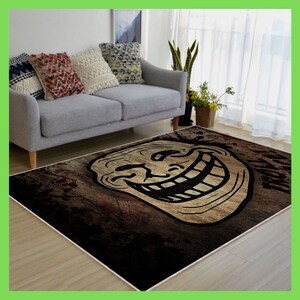 Troll Face Funny Doormat&rug, Funny Meme Decoration, Birthday Gift for ...