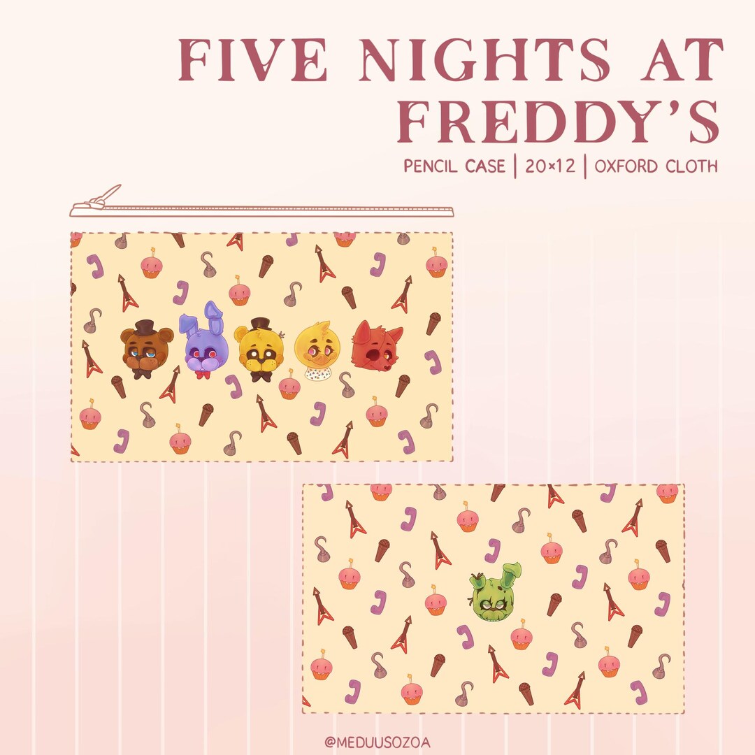 FNAF Five Nights at Freddy's Pencil Case - Etsy