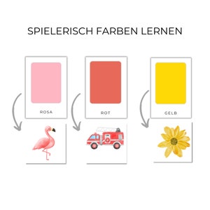 Color Learning Cards, Learning Cards for Children, Learning Colors ...