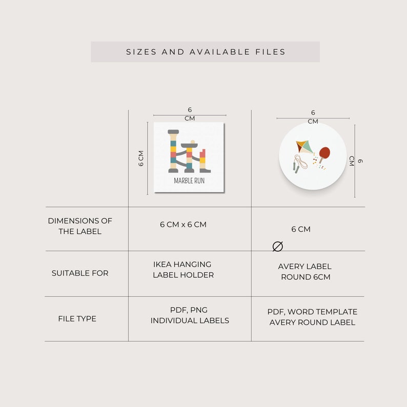 Toy Bin Labels Editable , Toy Box Labels With Picture, Trofast Storage ...