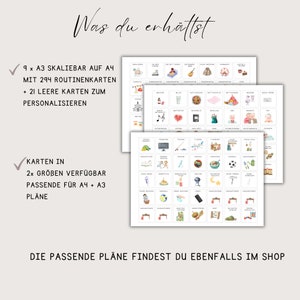 Weekly Plan for Children, Routine Cards for Children, Montessori A4 ...