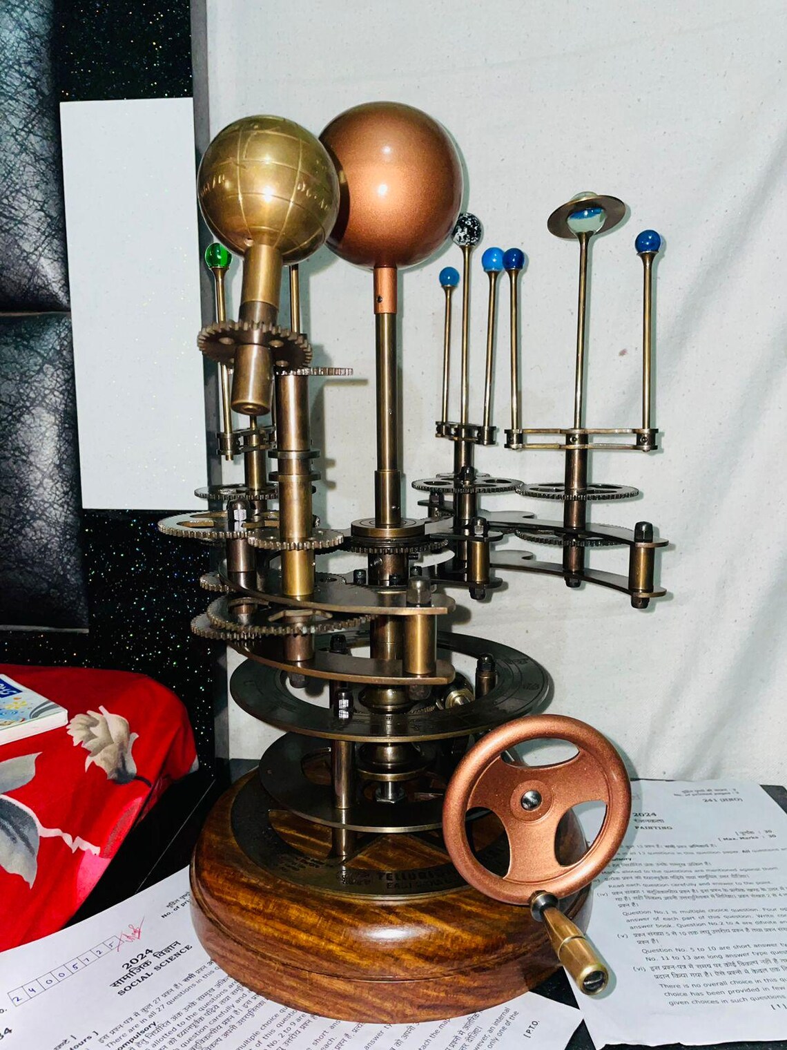 Antique Vintage Maritime Brass Solar System Celestial Model Fully ...