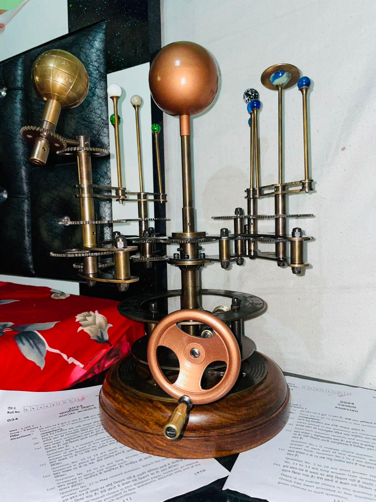 Antique Vintage Maritime Brass Solar System Celestial Model Fully ...