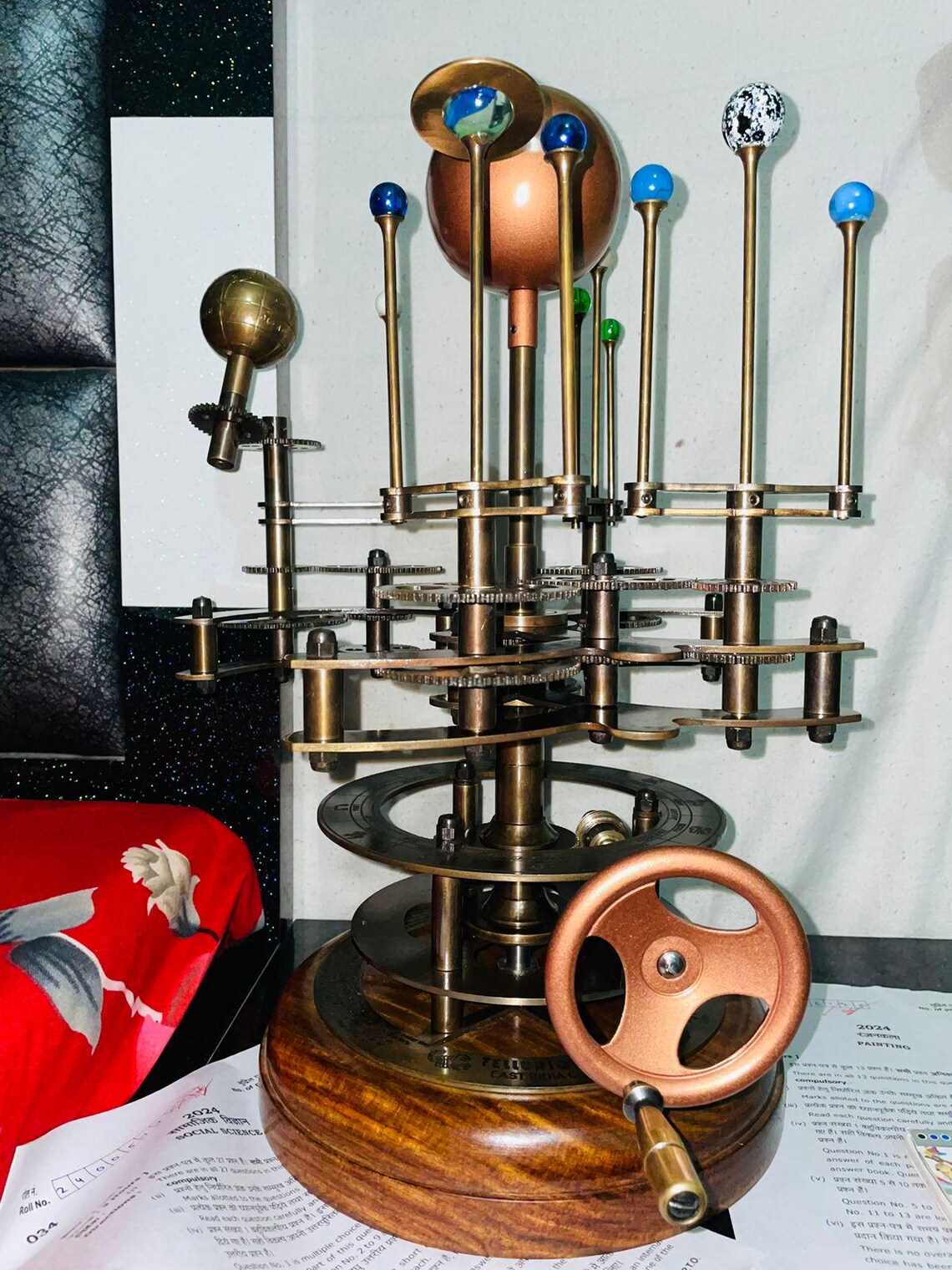 Antique Vintage Maritime Brass Solar System Celestial Model Fully ...