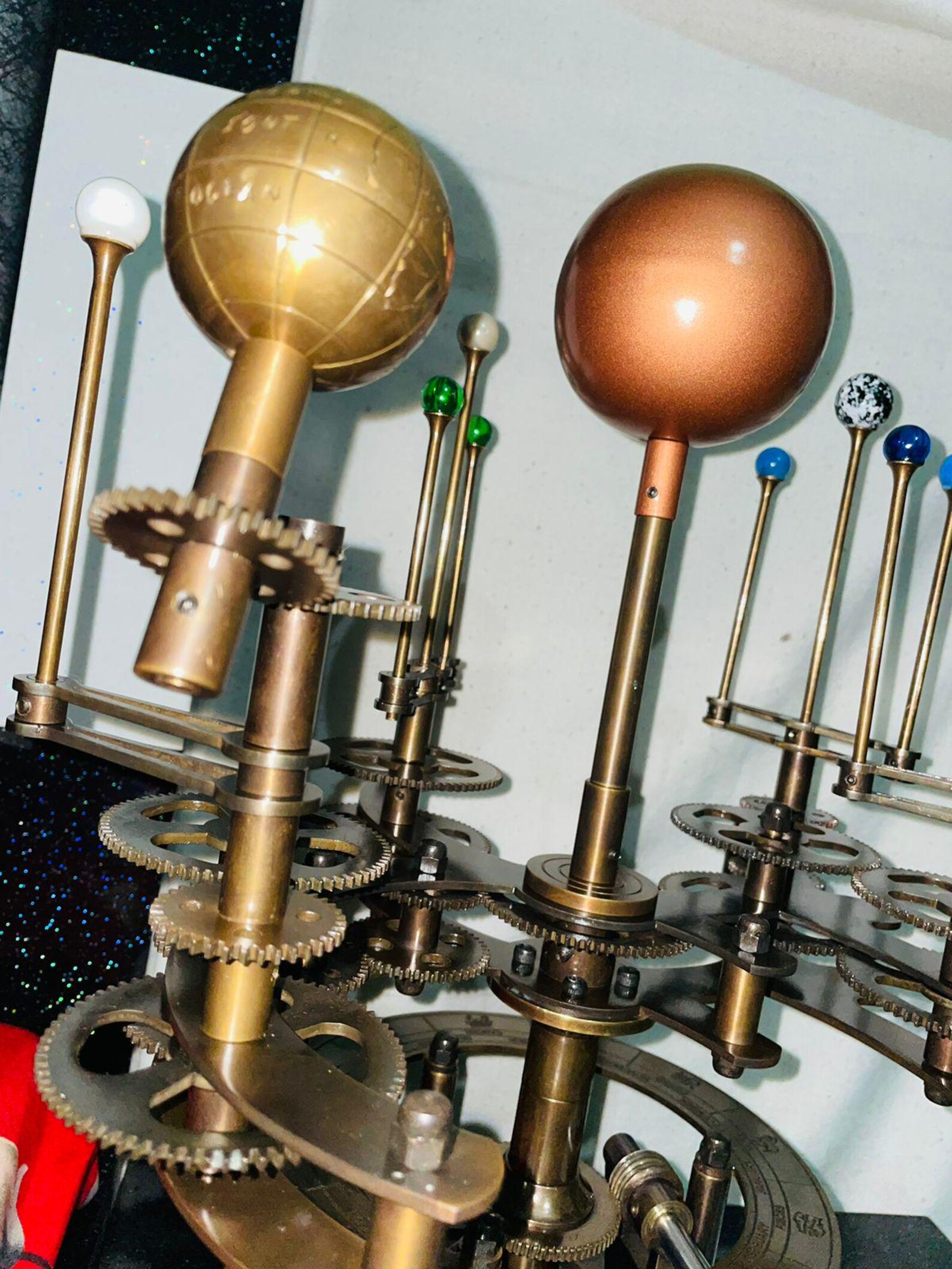 Antique Vintage Maritime Brass Solar System Celestial Model Fully ...