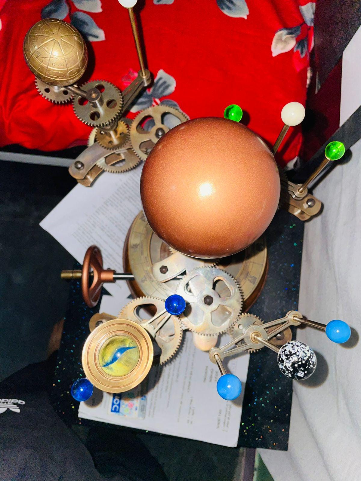 Antique Vintage Maritime Brass Solar System Celestial Model Fully ...