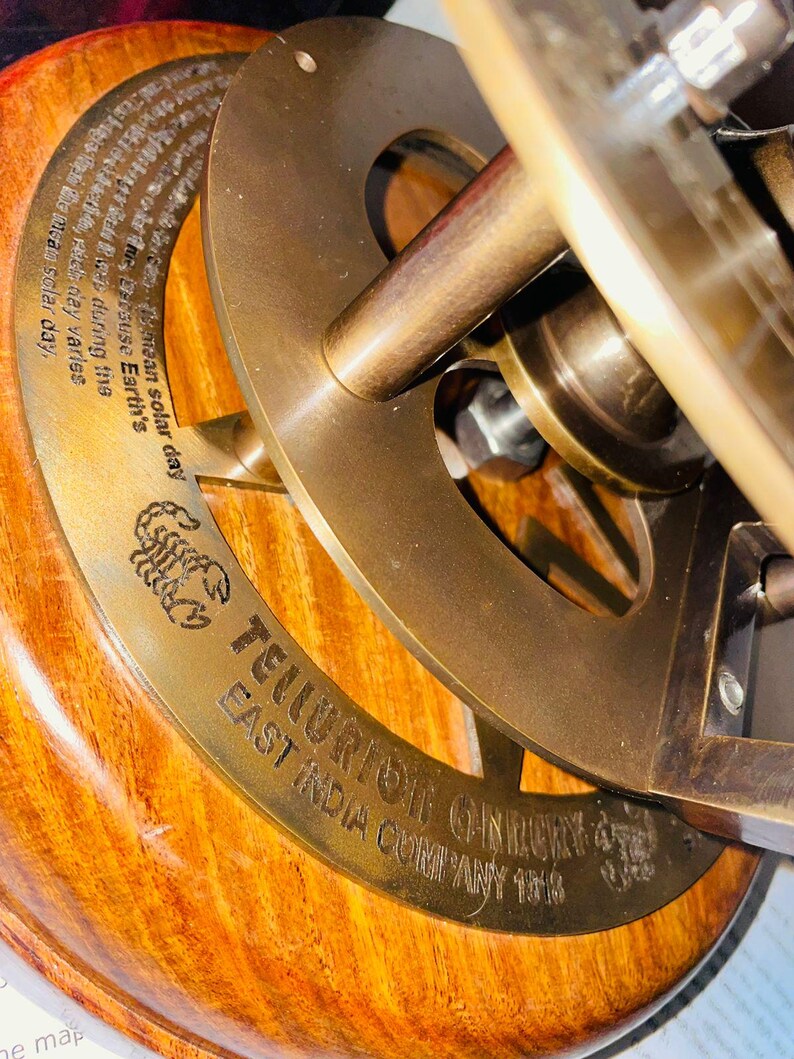 Antique Vintage Maritime Brass Solar System Celestial Model Fully ...
