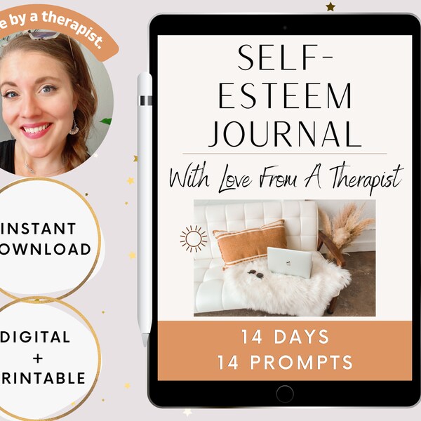 Self Esteem Workbook - Etsy