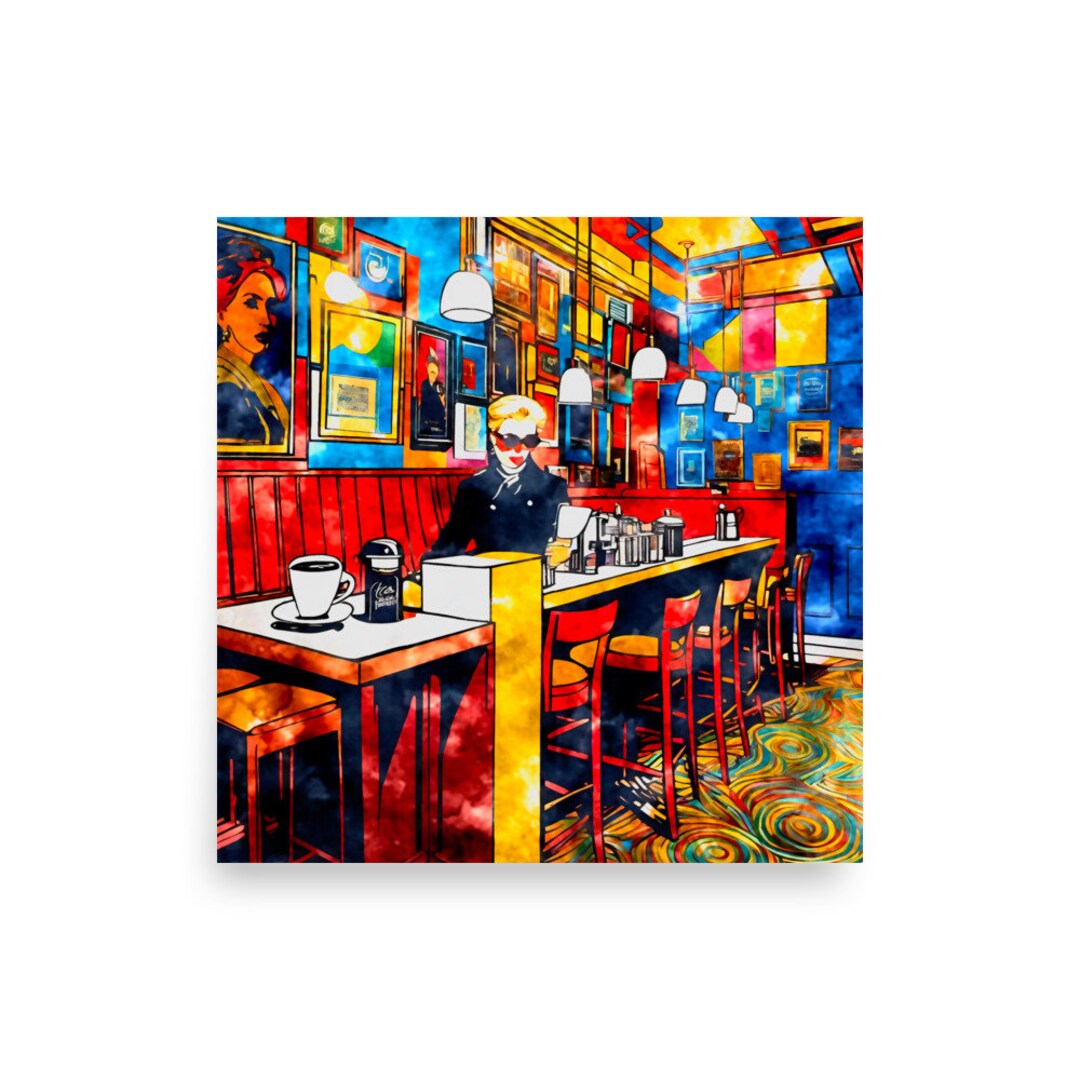 COFFEE SHOP Poster - Etsy
