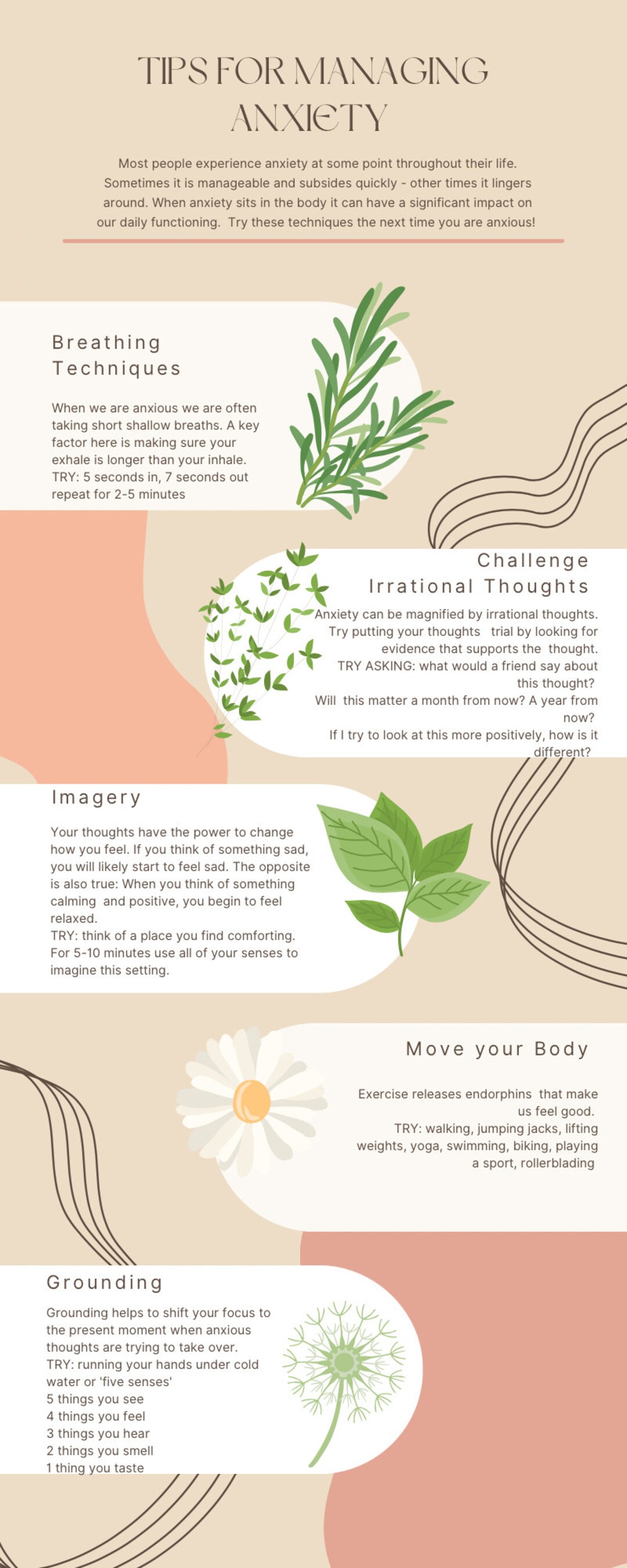 Tips for Managing Anxiety - Etsy