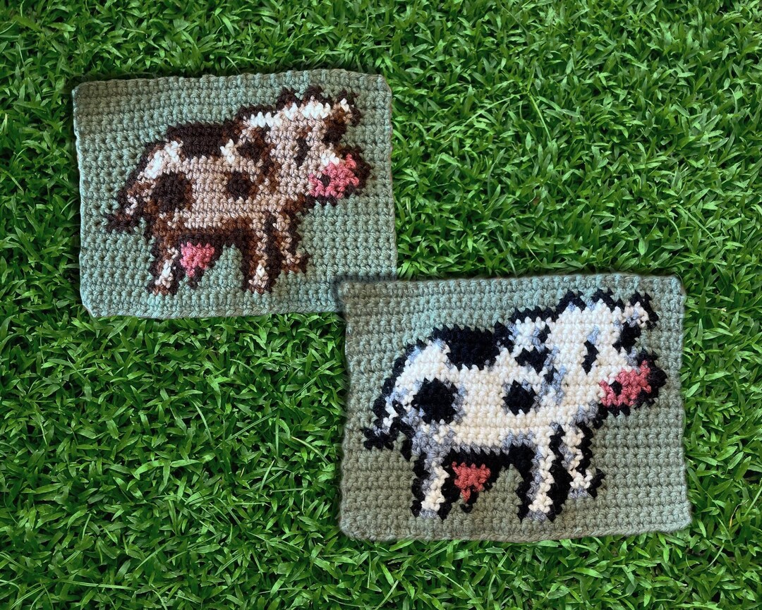 Stardew Valley Cow Crochet Pattern Pack - Etsy
