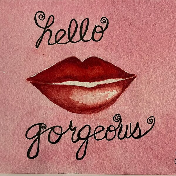 Ruby Red Lips - Etsy